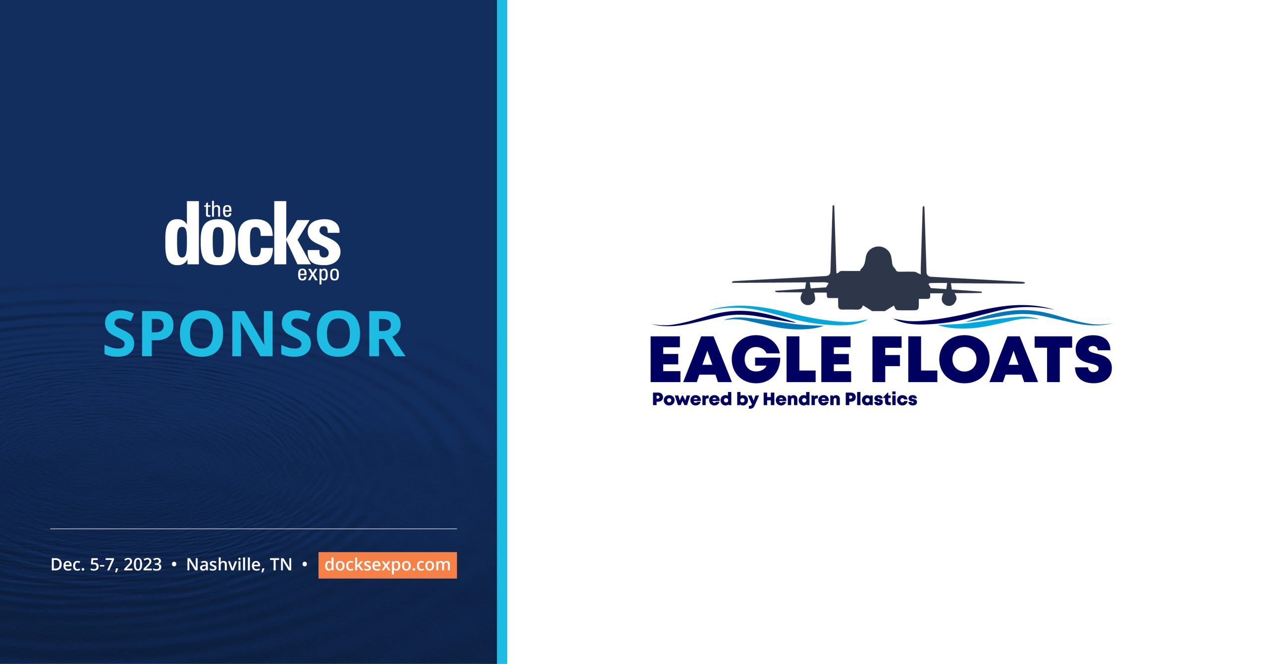 Eagle Floats by Hendren Plastics | The Docks Expo & Marina Conference