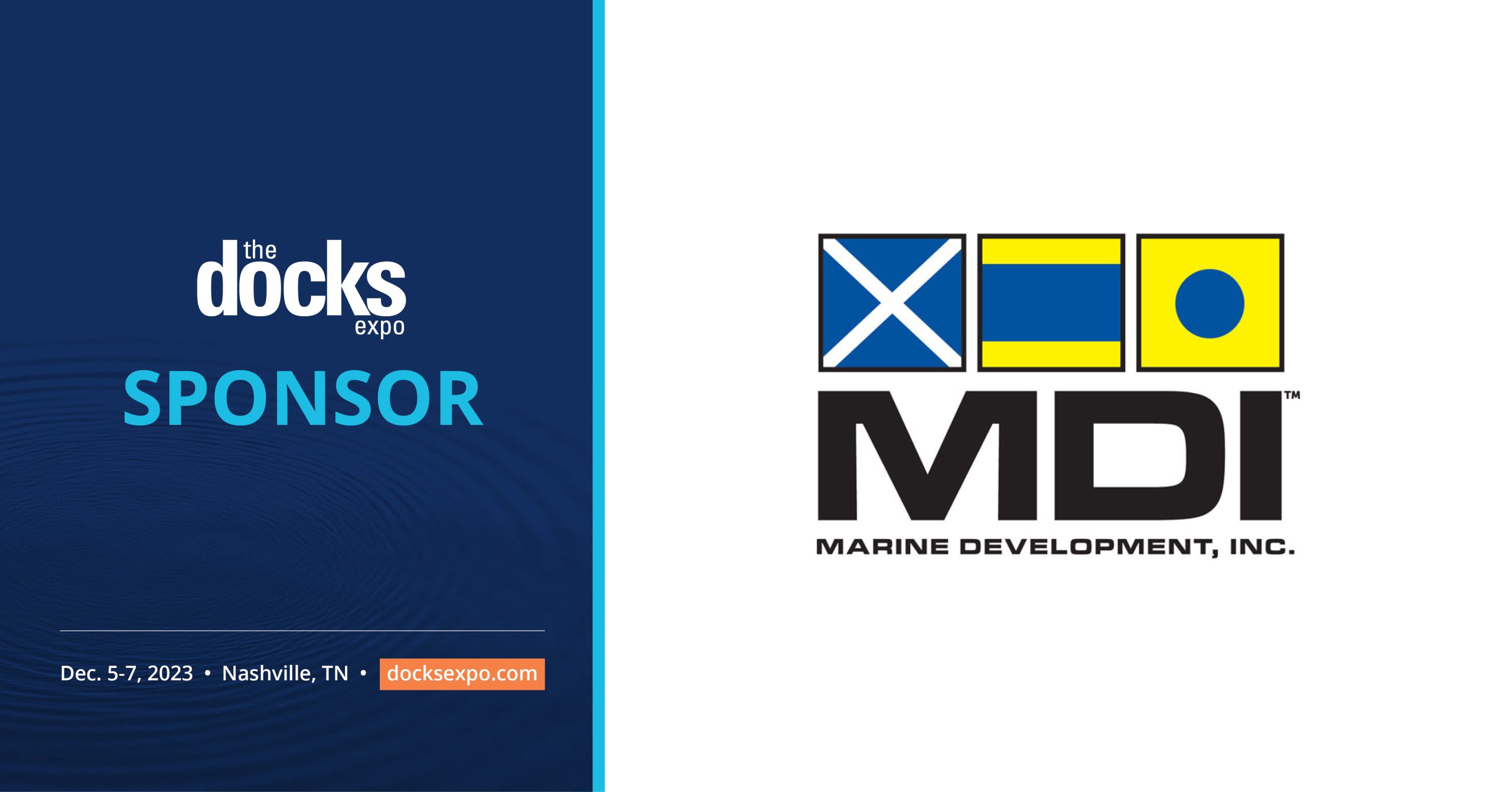 2020 Sponsor Marine Development Inc. | The Docks Expo & Marina Conference