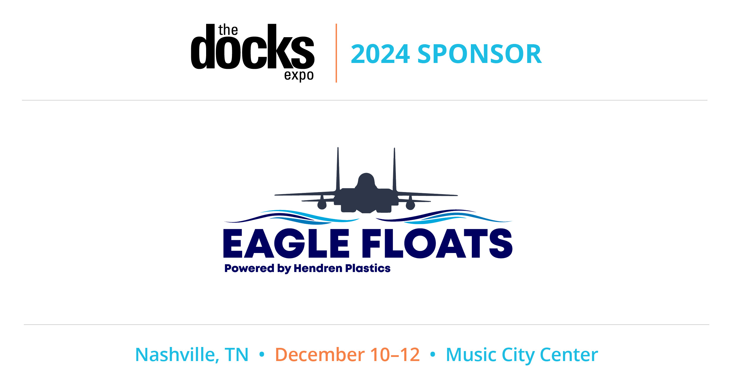 Eagle Floats by Hendren Plastics | The Docks Expo & Marina Conference