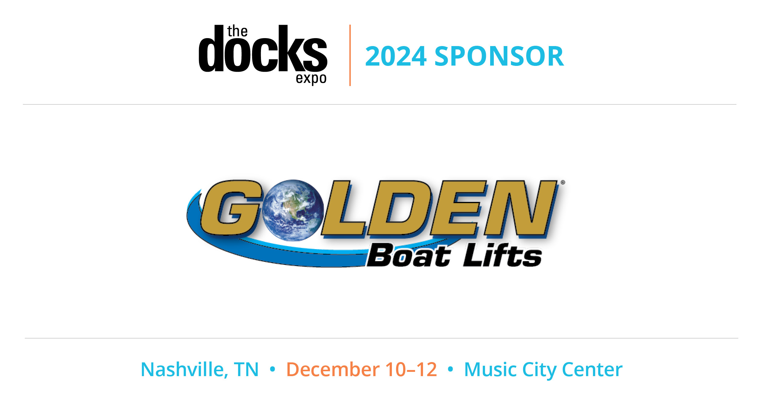 Golden Boat Lifts & Marine Systems | The Docks Expo & Marina Conference