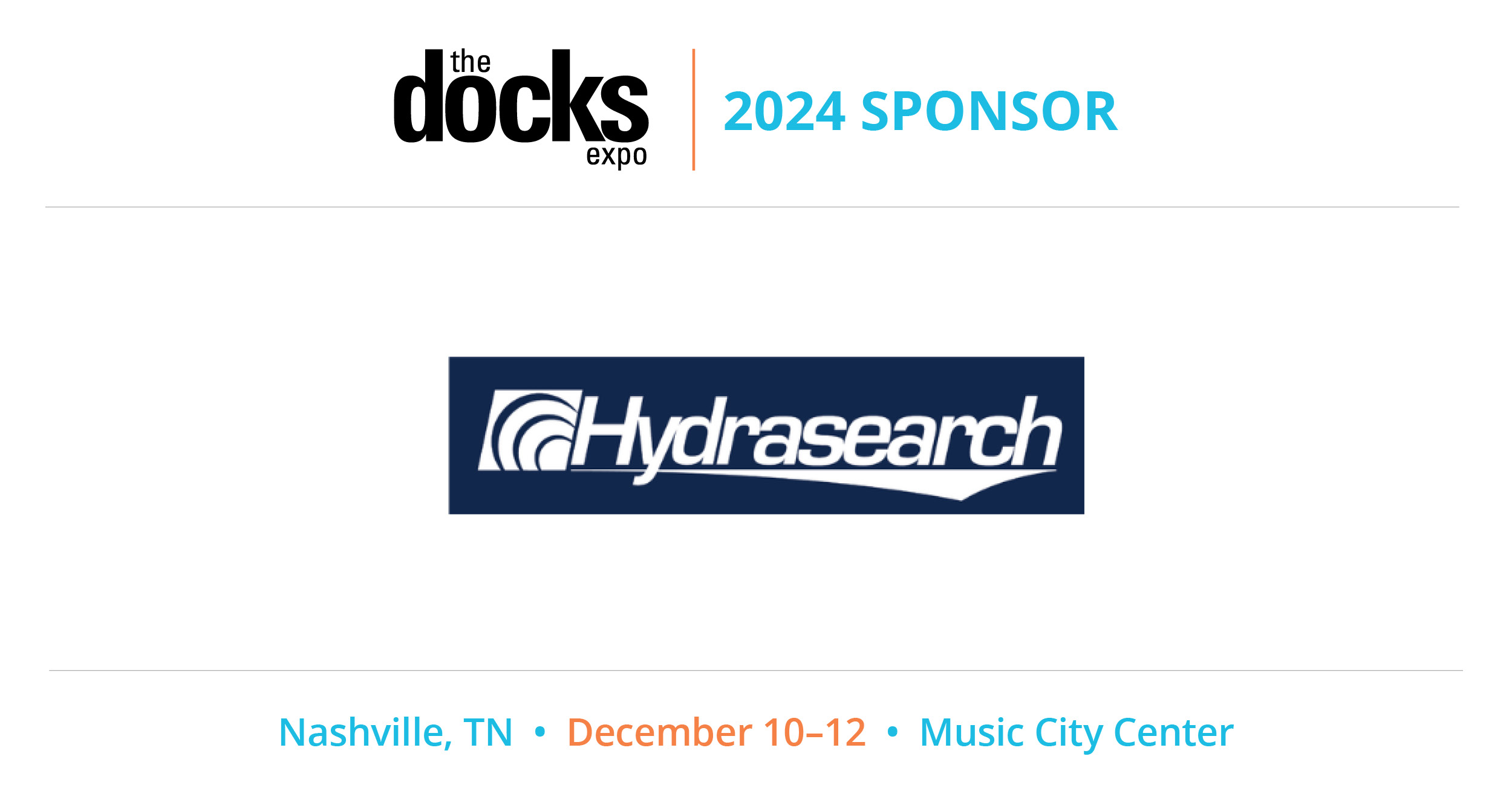Hydrasearch Company, LLC | The Docks Expo & Marina Conference